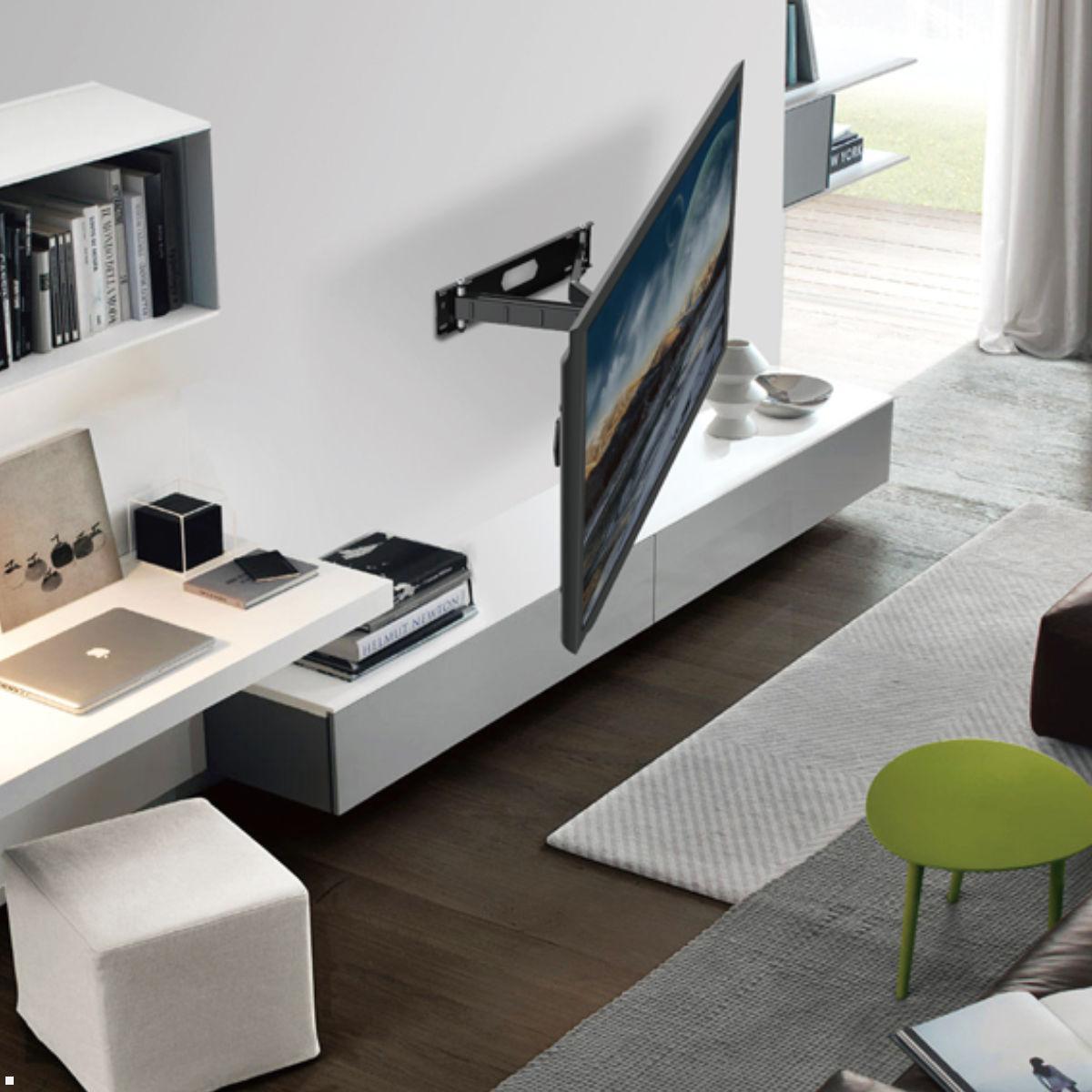 Wunderschone Elektrisch Schwenkbare Tv Wandhalterung Bild